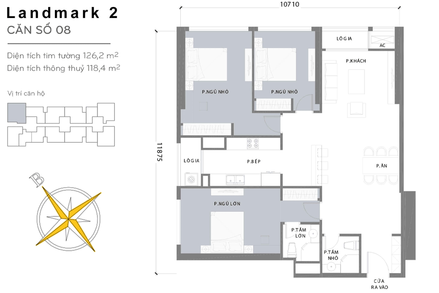 Layout Landmark 2 – Mặt bằng Landmark 2 – Vinhomes Central Park ...