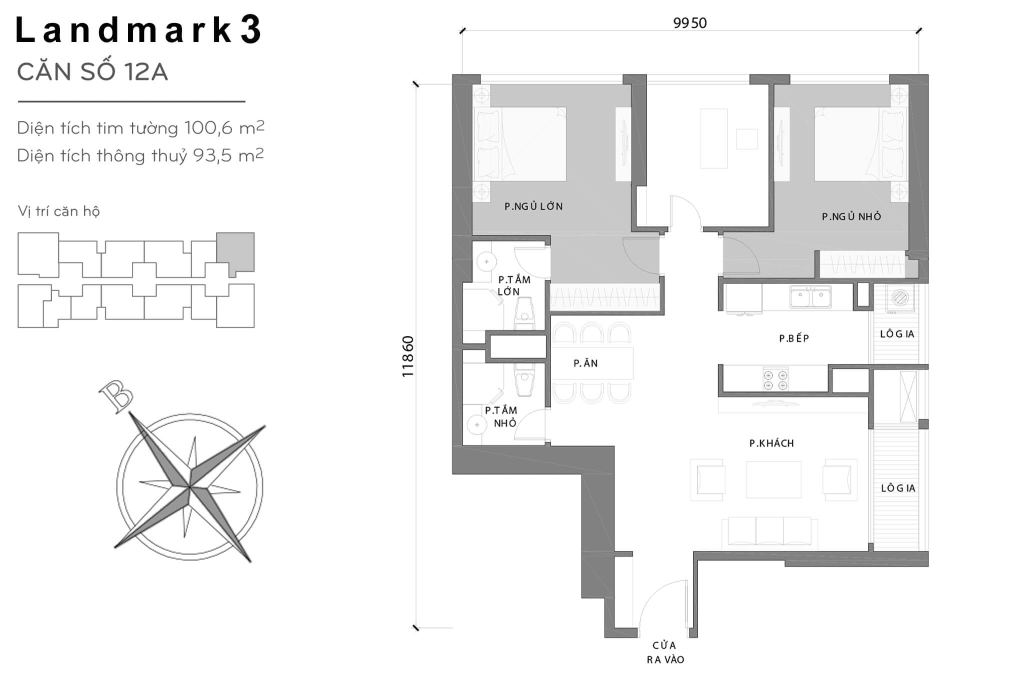 Layout Landmark 3 – Mặt bằng Landmark 3– Vinhomes Central Park ...