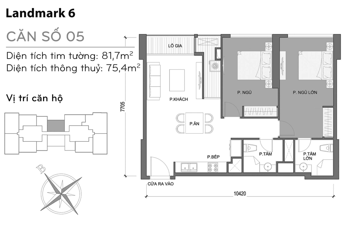 Layout Landmark 6 – Mặt bằng Landmark 6 – Vinhomes Central Park ...