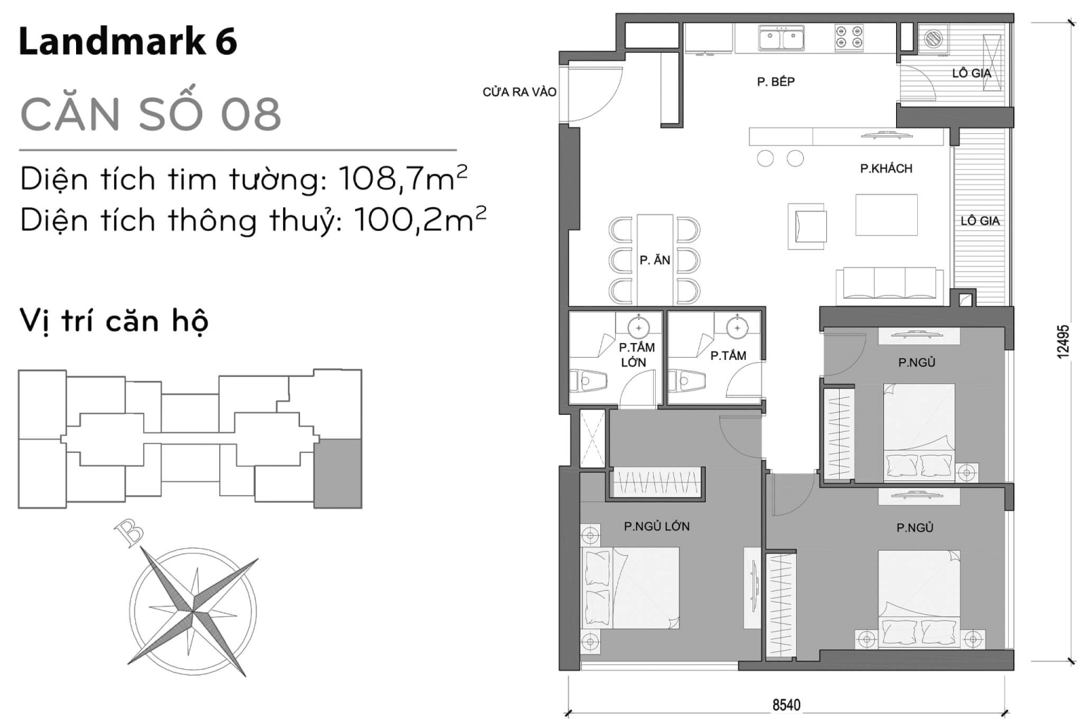 Layout Landmark 6 – Mặt bằng Landmark 6 – Vinhomes Central Park ...
