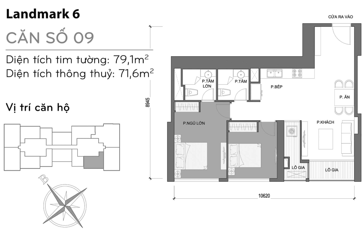 Layout Landmark 6 – Mặt bằng Landmark 6 – Vinhomes Central Park ...