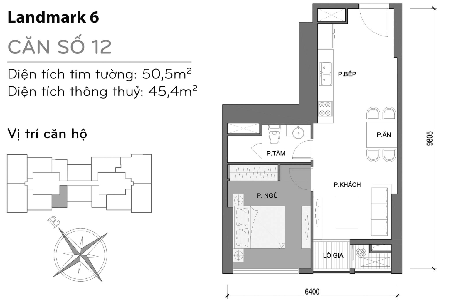 Layout Landmark 6 – Mặt bằng Landmark 6 – Vinhomes Central Park ...