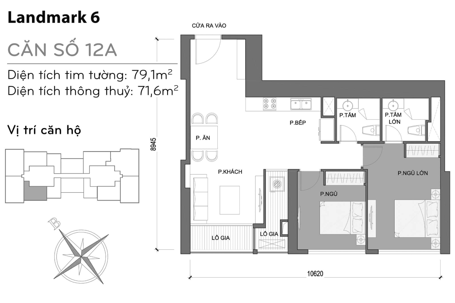 Layout Landmark 6 – Mặt bằng Landmark 6 – Vinhomes Central Park ...