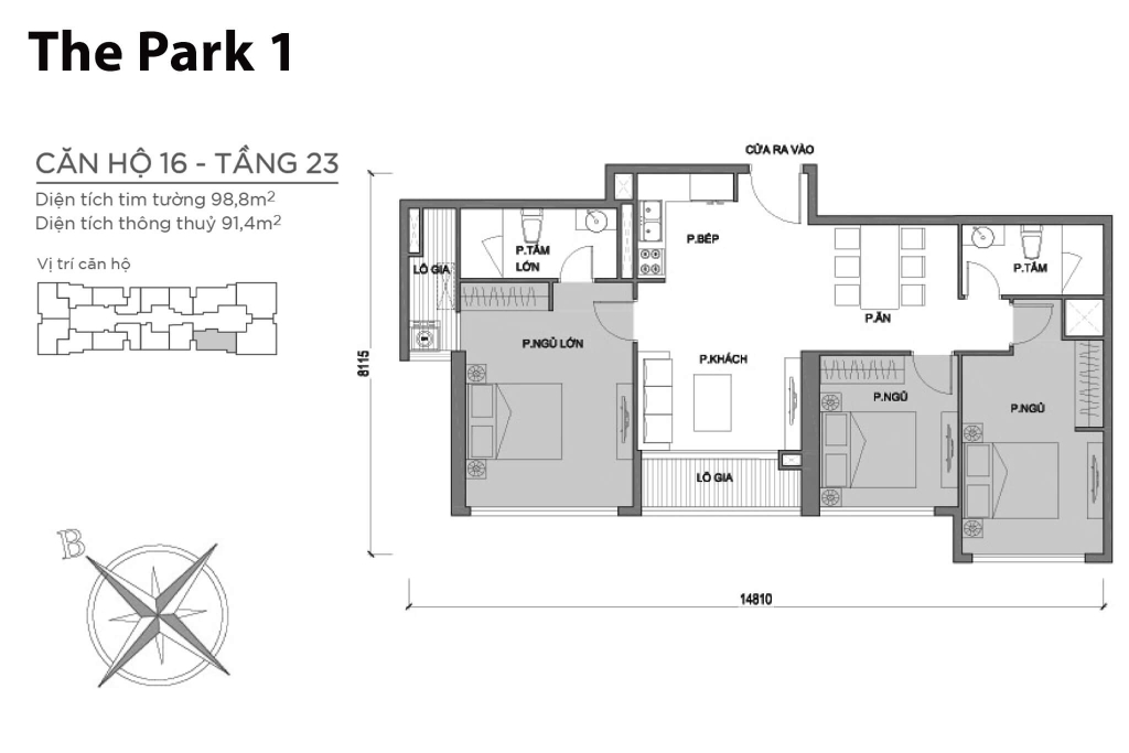 Layout Park 1 – Mặt bằng Park 1 – Vinhomes Central Park - Vinhomes ...