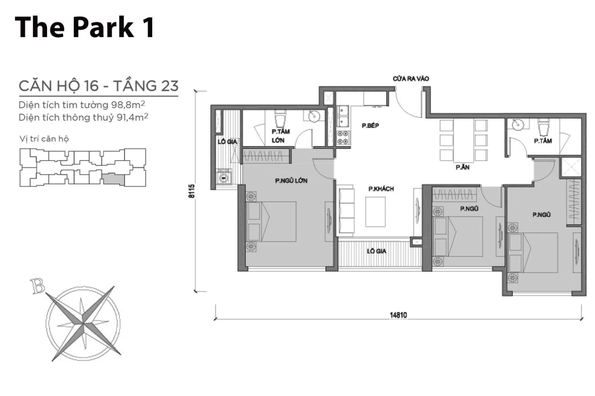 Layout Park 1 – Mặt bằng Park 1 – Vinhomes Central Park - Vinhomes ...