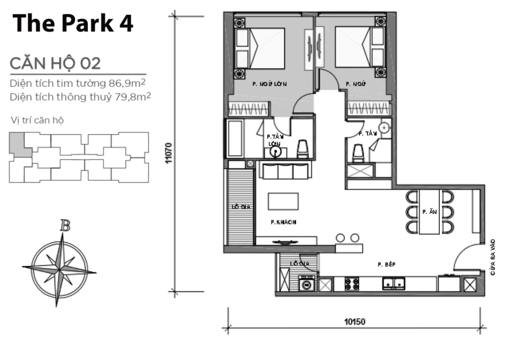 Layout Park 4– Mặt bằng Park 4 – Vinhomes Central Park - Vạn An Land